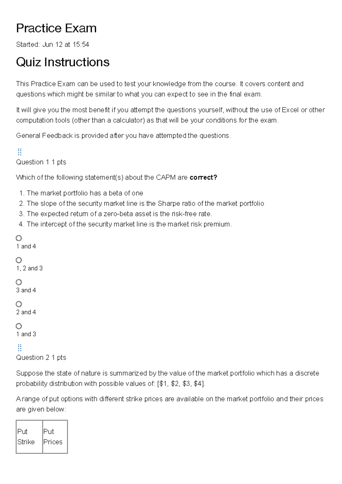 Quiz Practice Exam 2025: Test Your Knowledge for Final Exam - Studocu