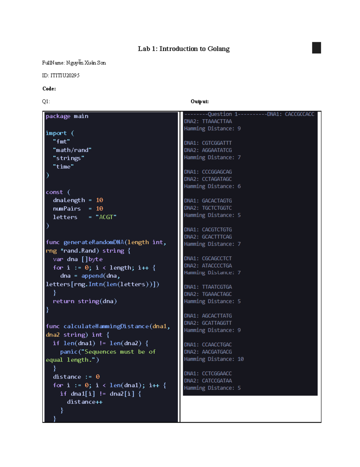 Ititiu 20295 Lab1 Net Centric - Lab 1: Introduction to Golang FullName ...