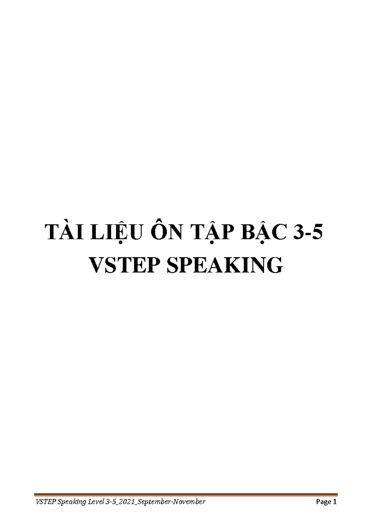 Vstep Speaking 2021 - VSTEP Speaking Level 3-5_2021_September-November ...