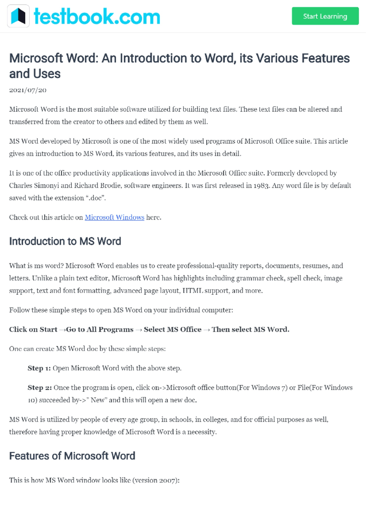 Comprehensive Microsoft Word Notes for Effective Document Editing - Studocu