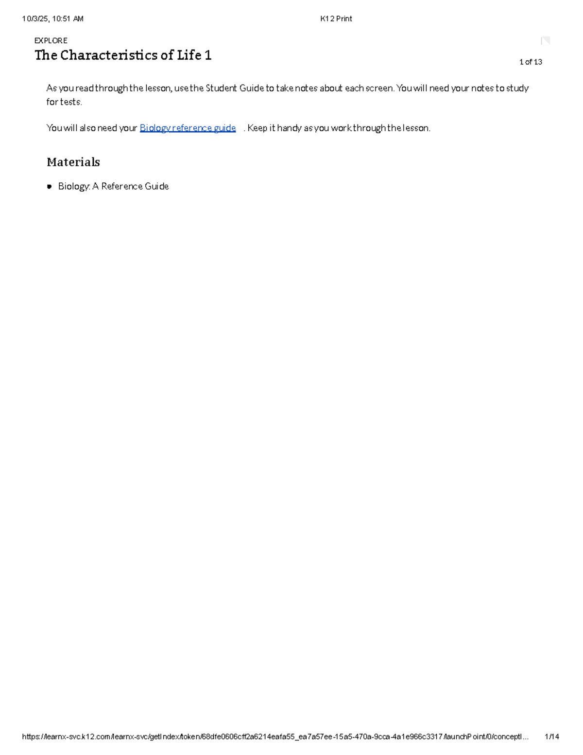 Characteristics of Life: Homeostasis & Energy Use (Biology 101) - Studocu