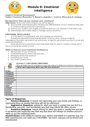 Dlp 2 - A sample DLP for perdev 12 - DETAILED LESSON PLAN DLP No. 2 ...