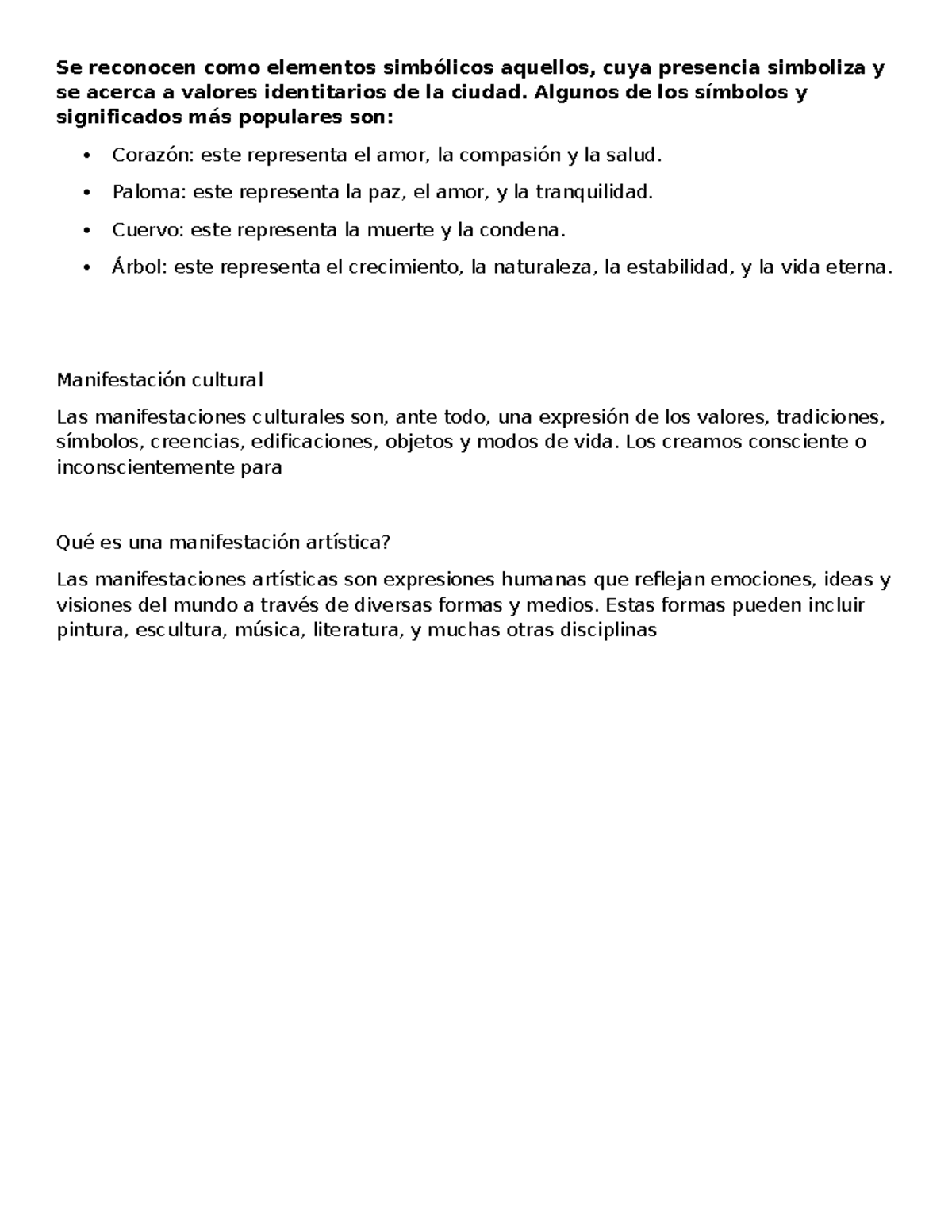 Actividades - Se reconocen como elementos simbólicos aquellos, cuya ...