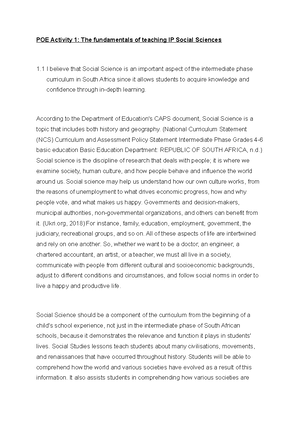 CAPS Document for Grade 4 - 6 - - Studocu