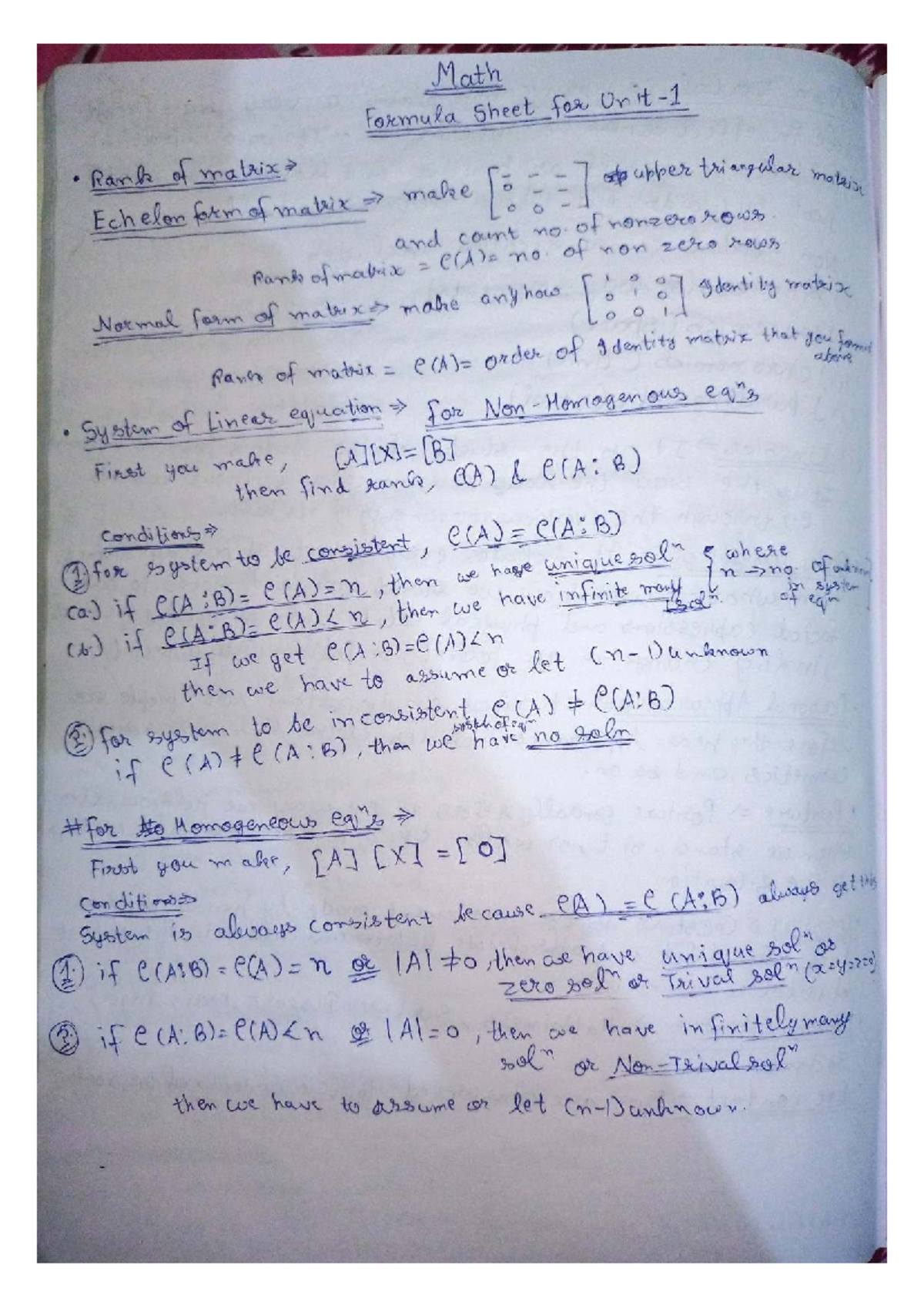 Formula Sheet for Units 1 & 2 (SiBlg) - Studocu