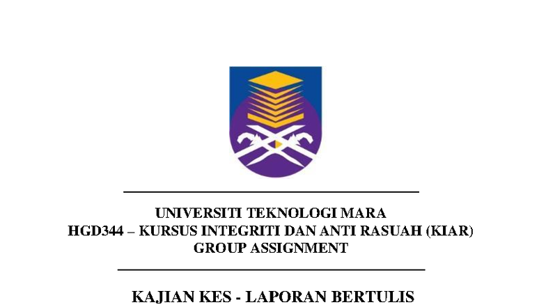 HGD344 Laporan Kes: Skandal Rasuah Rolls-Royce dan Implikasinya - Studocu
