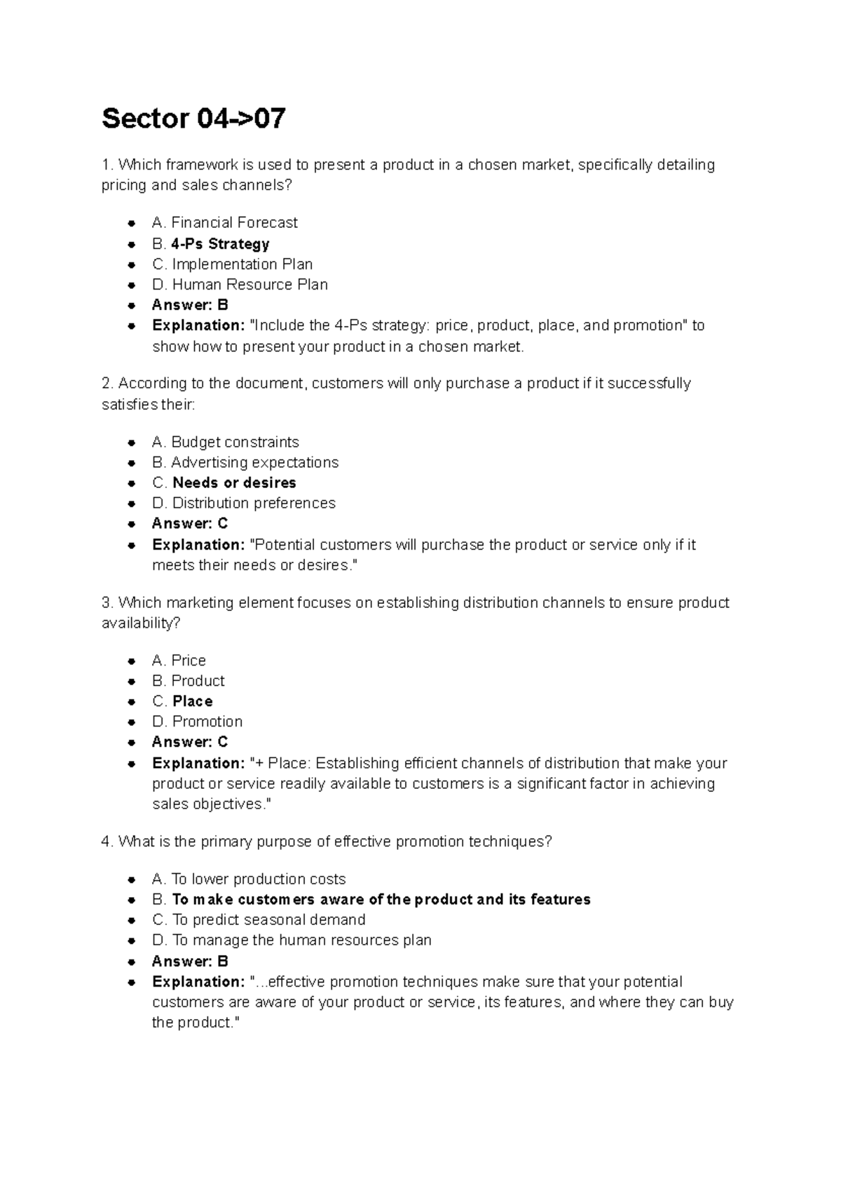 ESP 121 TEAM 04 Chapter 09: Marketing & Risk Assessment Strategies ...