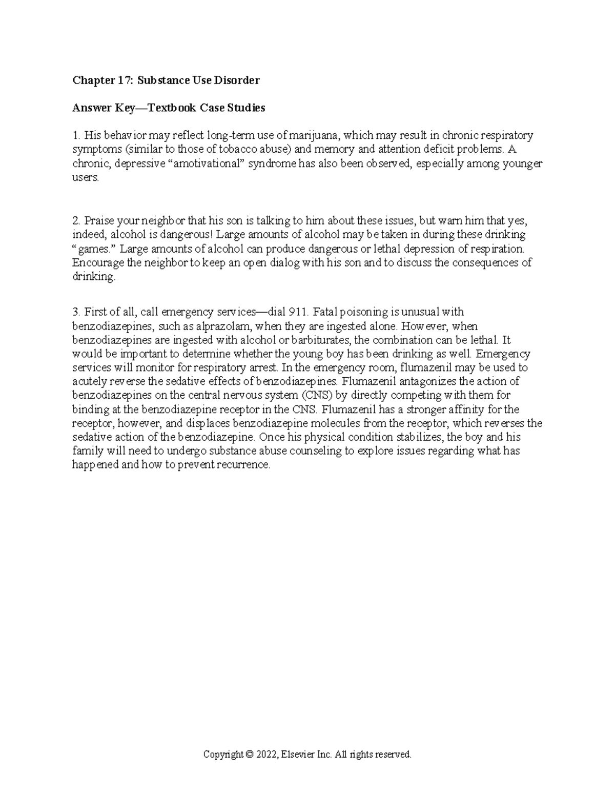 chapter 17 ap evironmental science - Chapter 17: Substance Use Disorder ...