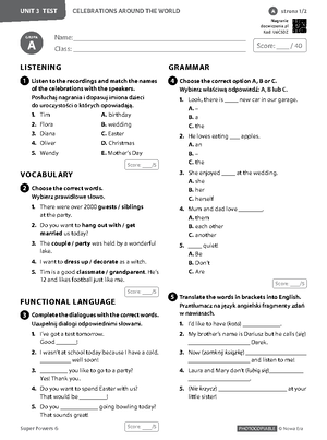 Super powers 4 test a u3 - Test z U3 - Super Powers 4 PHOTOCOPIABLE ...