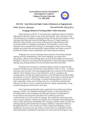 Narrative Report with Documentation Good Governance - Narrative Report Title: Outreach Program ...