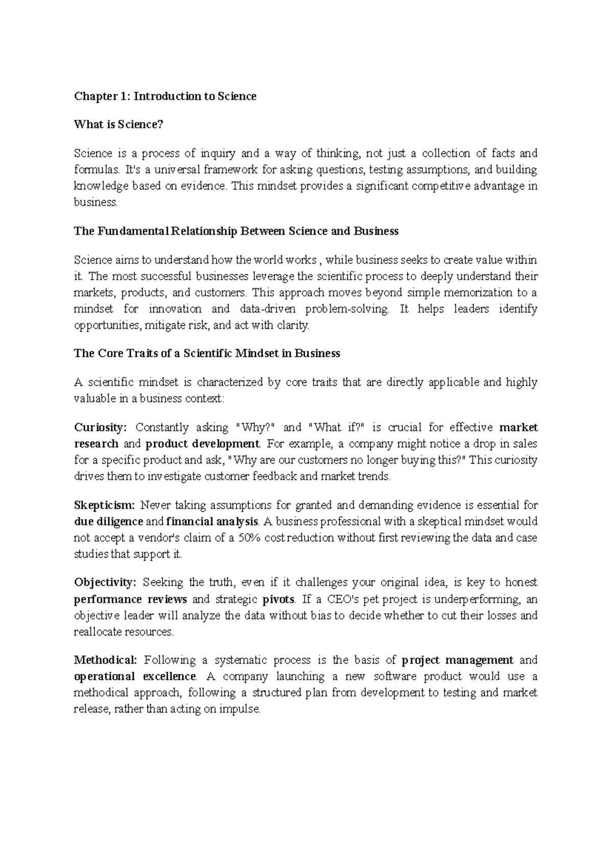 Introduction to Basic Science: Key Concepts and Business Applications ...