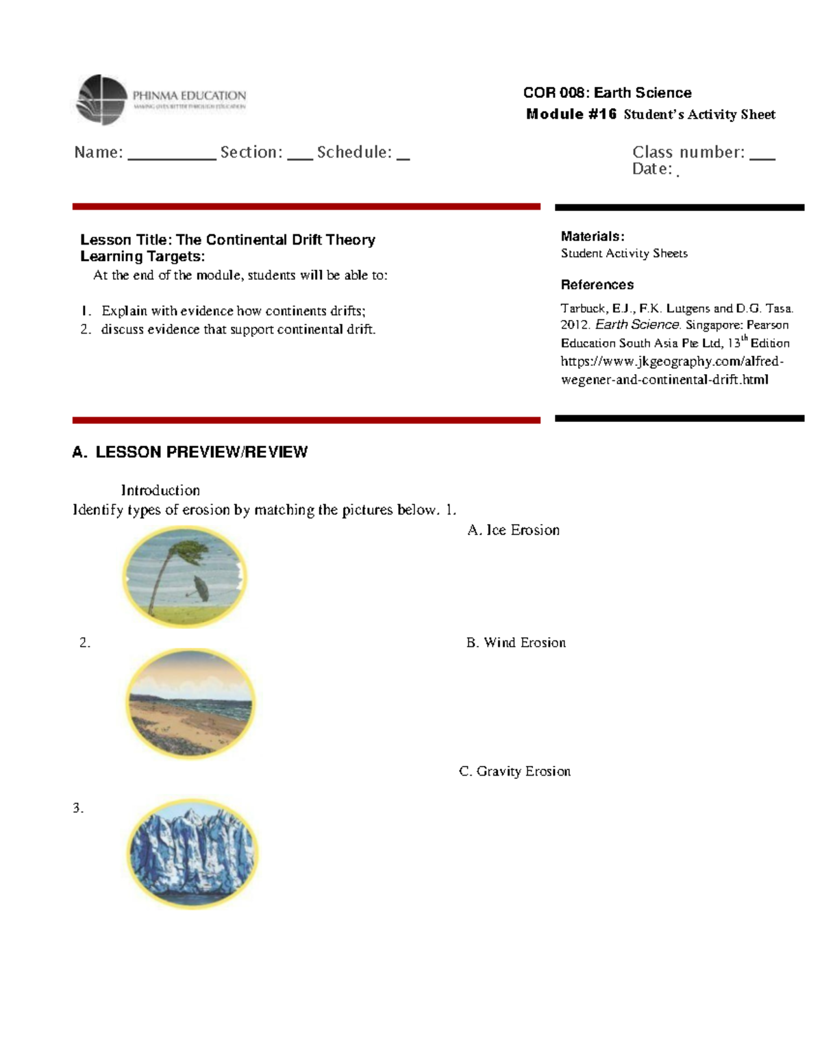 Inbound 867034859231570304 - Module #16 Student’s Activity Sheet Name ...