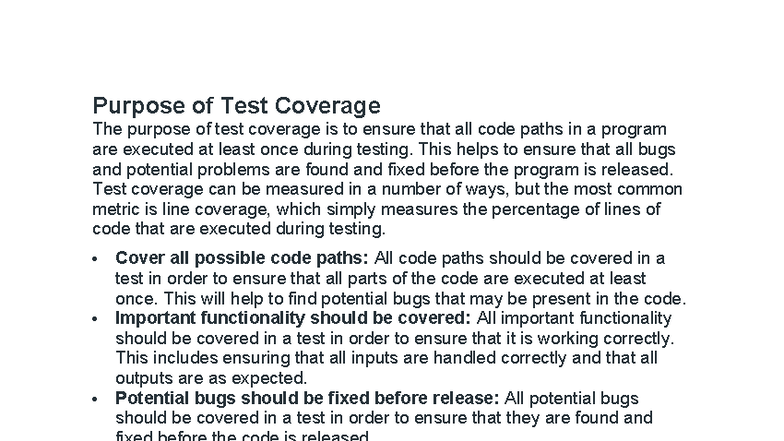 Unit-3 SE: Test Coverage and Reliability Growth Modeling Lecture Notes ...