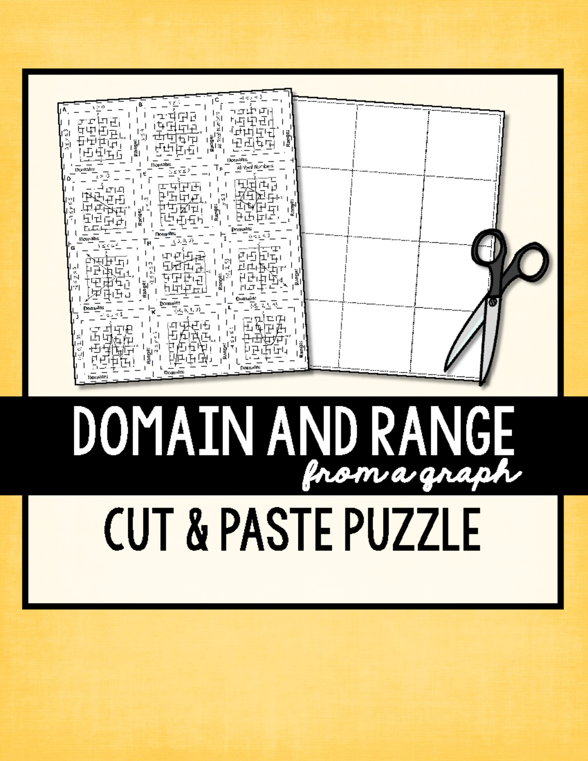 Domain and Range from Graph Puzzle: A Visual Activity - Studocu
