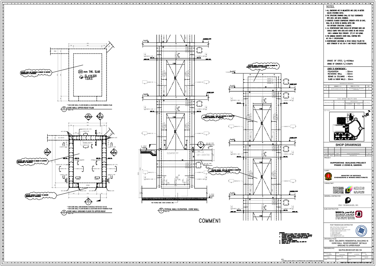 Q5 Ph2 Zb B210 St Sd 134 00 To134 04 Core Wall Review Q5 Ph2 Zb B210 St