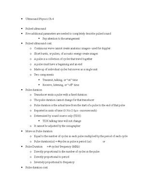 Edelman Ultrasound Physics - Edelman·Ultrasound Physics Ultrasound ...