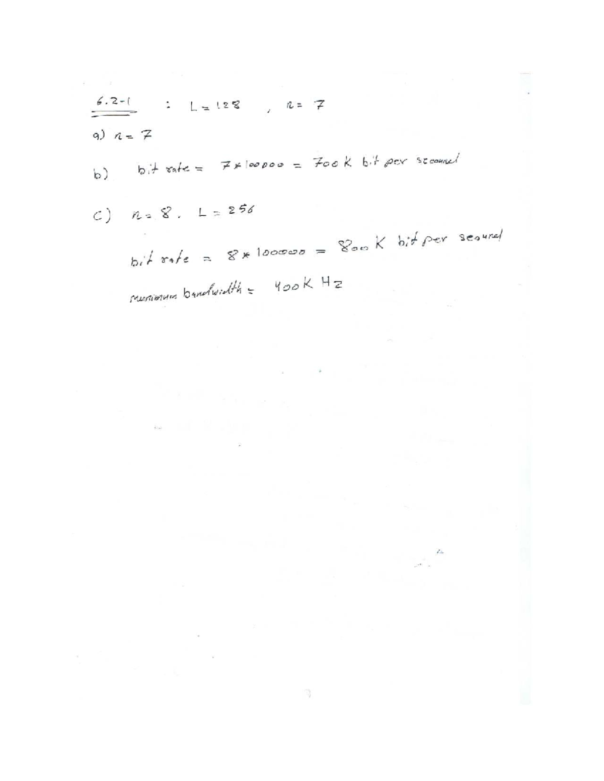 Modern Communication System (Lathi) - Solutions for Chapter 6 - Studocu