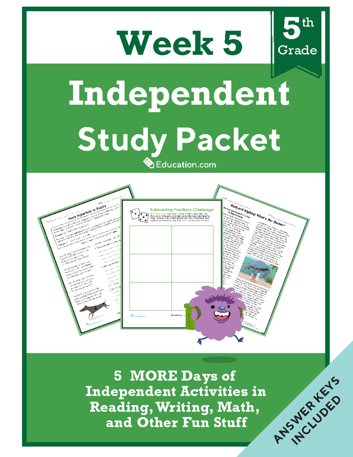 5th Grade Week 5 Independent Study Packet Activities & Tips - Studocu