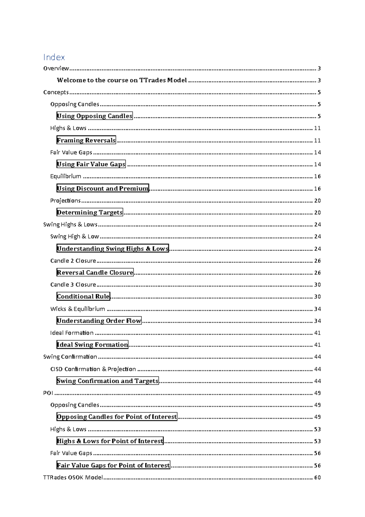 TTrades Model Overview and Core Concepts for Course @ICT - Studocu