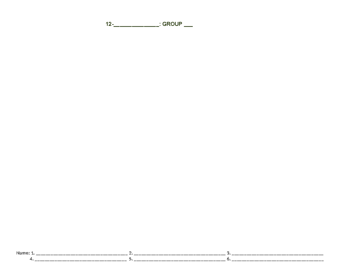 PR2-PEER-EVAL - PEER EVALUATION - 12-_______________: GROUP ___ Name: 1. - Studocu