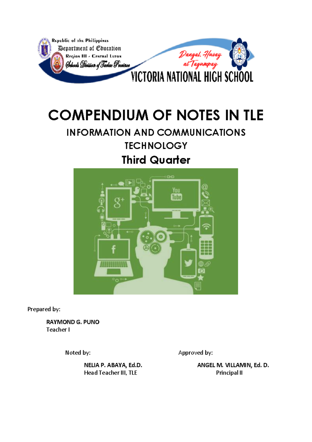3rd Quarter TLE ICT 7 - Animation Principles and Techniques Notes - Studocu