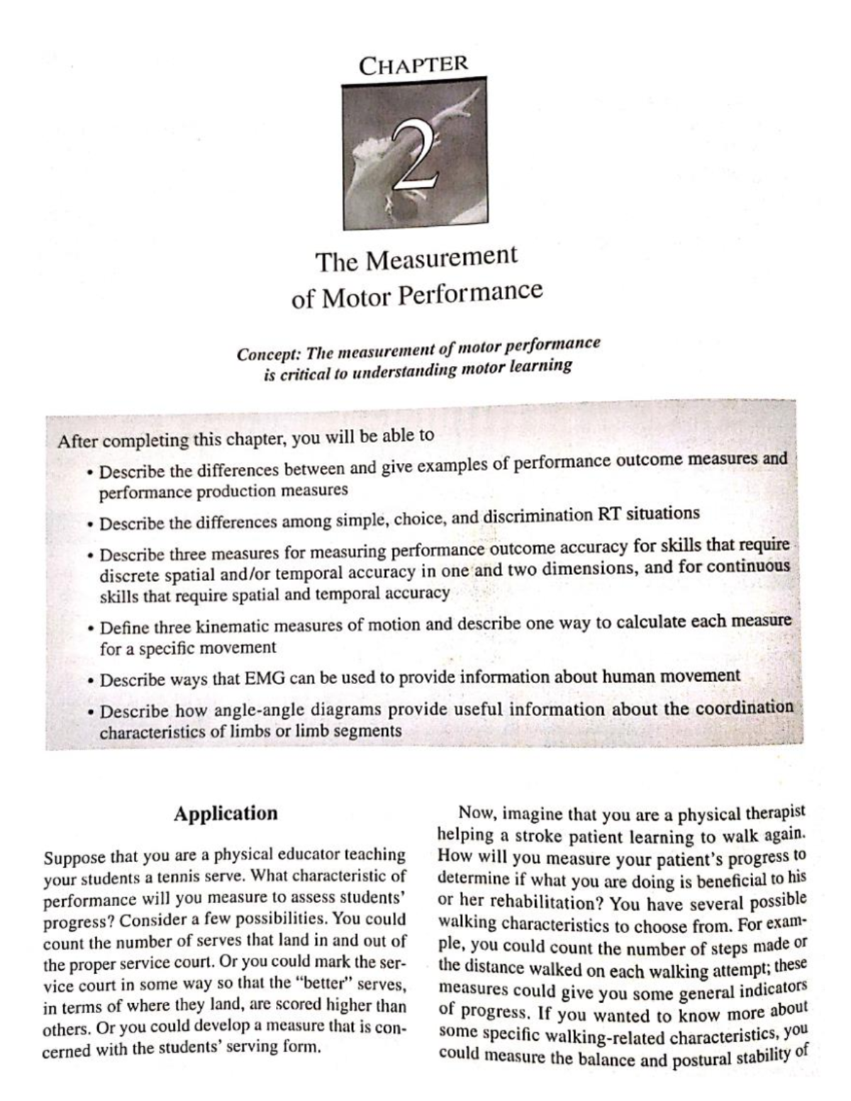 Final Exam Review Notes for ABC123: Motor Performance Measurement - Studocu
