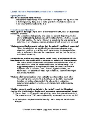 V Sim2 - coursepoint - Guided Reflection Questions for Surgical ...