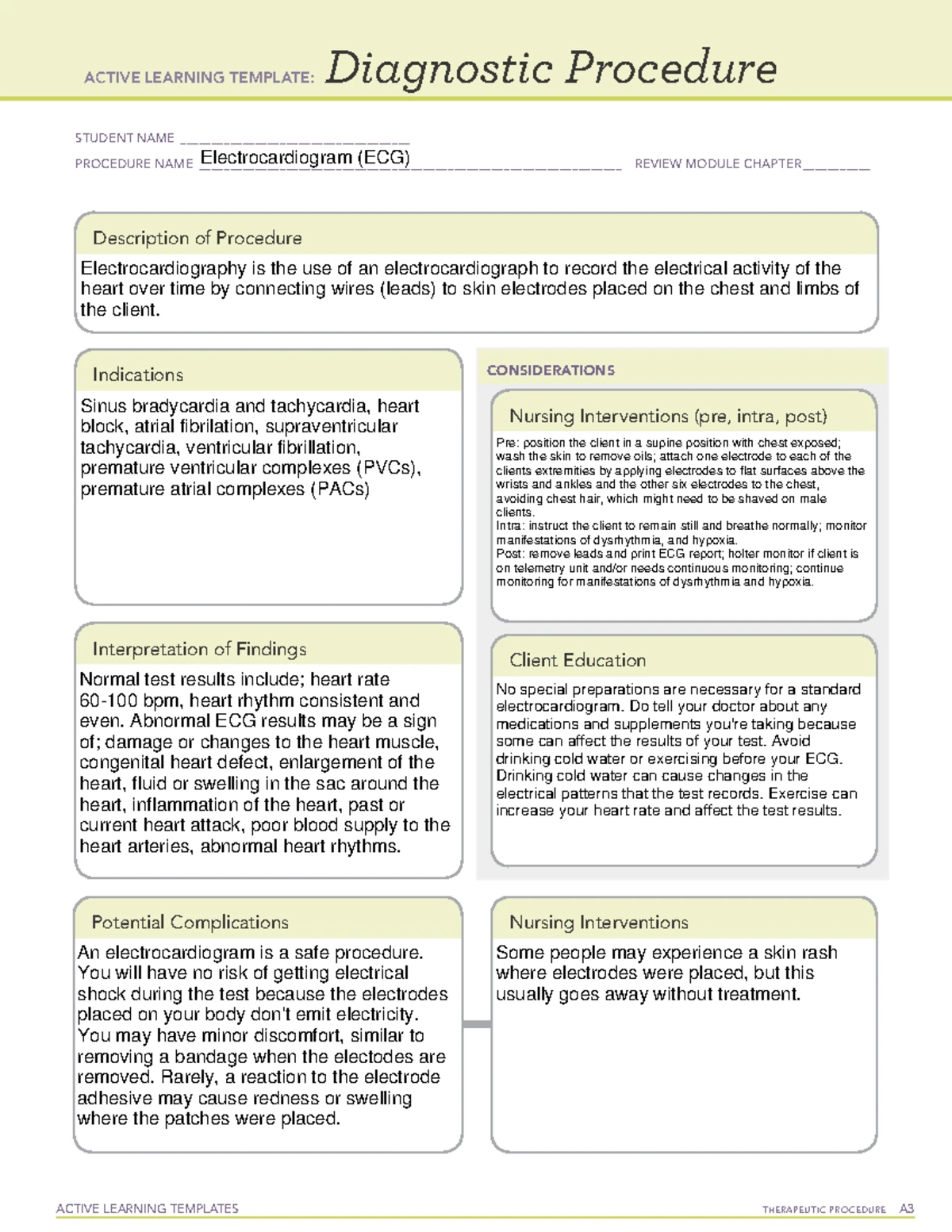 Burns ATI sheet - ACTIVE LEARNING TEMPLATES System Disorder STUDENT ...