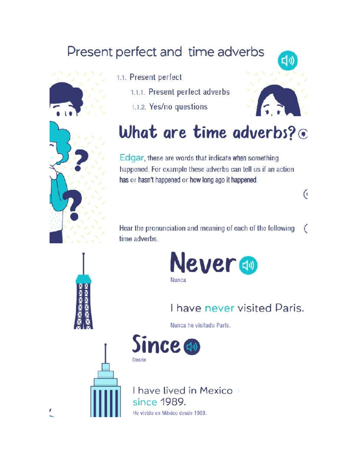 Lesson 4: Present Perfect & Time Adverbs Overview - Studocu