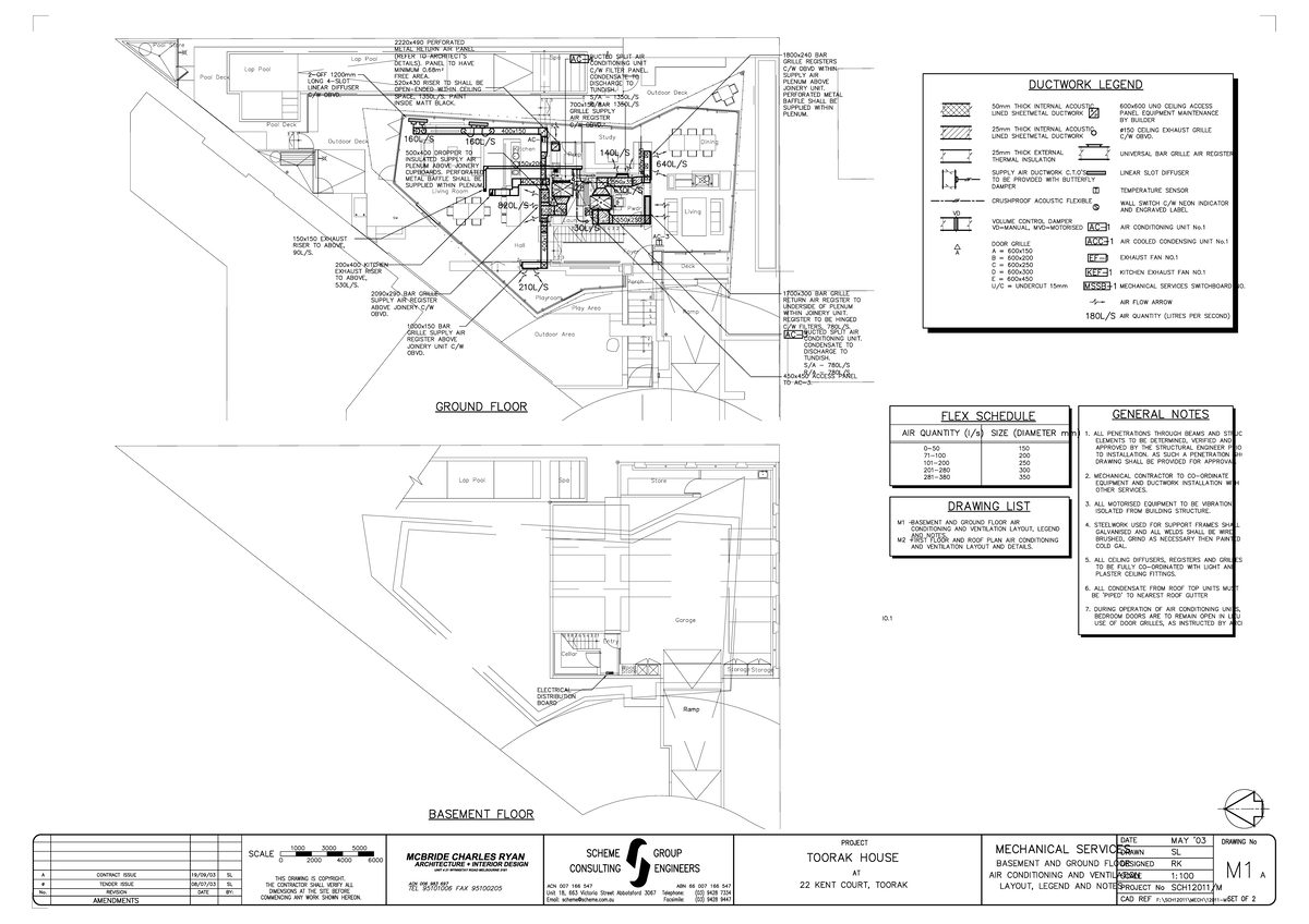 M1 Air Conditioning and Ventilation Layout - Studocu