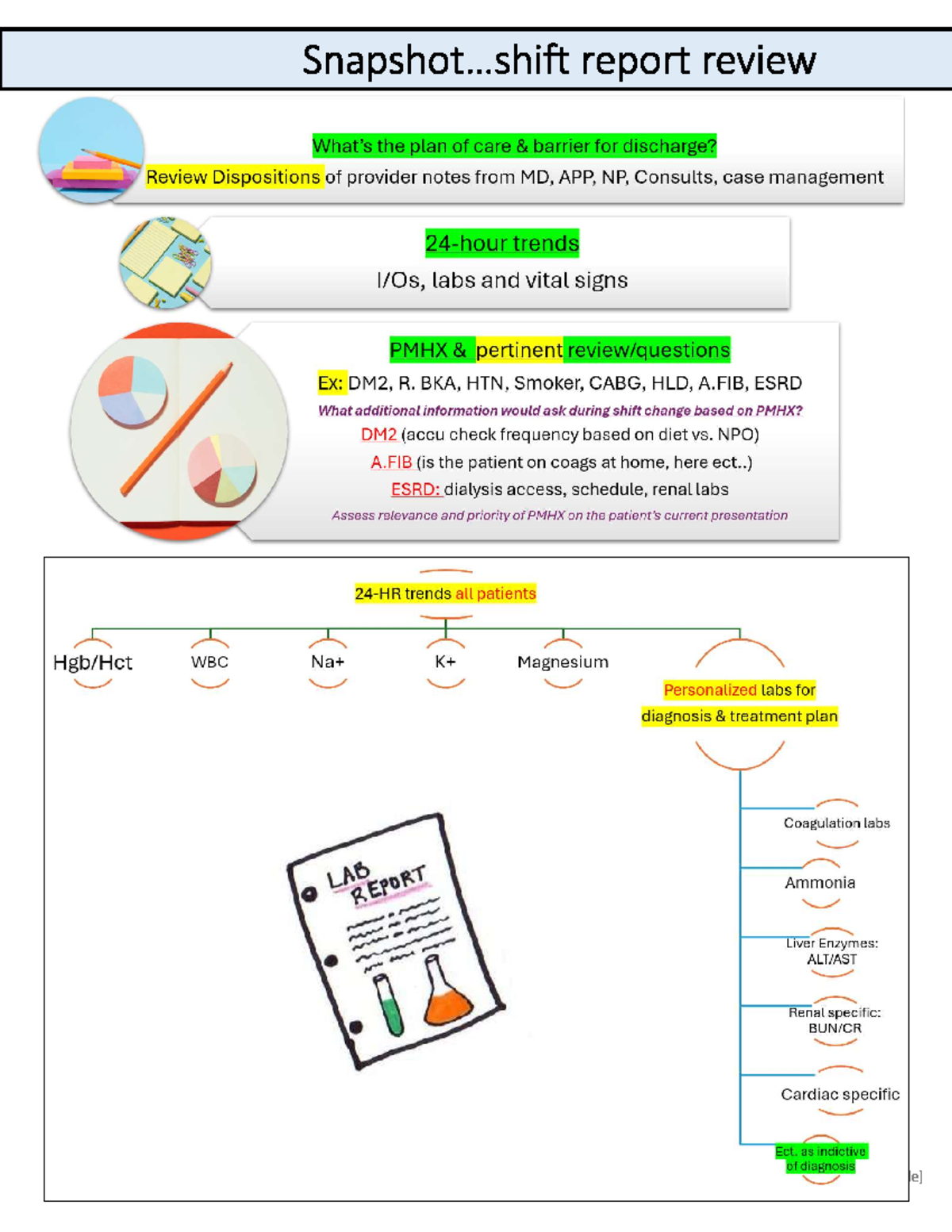 Snapshot Shift Report Guide: BB Orientation & Medications Overview ...