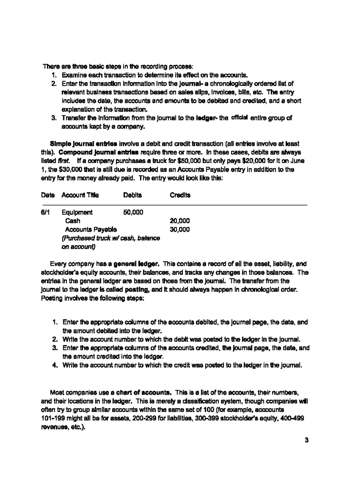 4- Chapter 2: Understanding the Recording Process in Accounting - Studocu