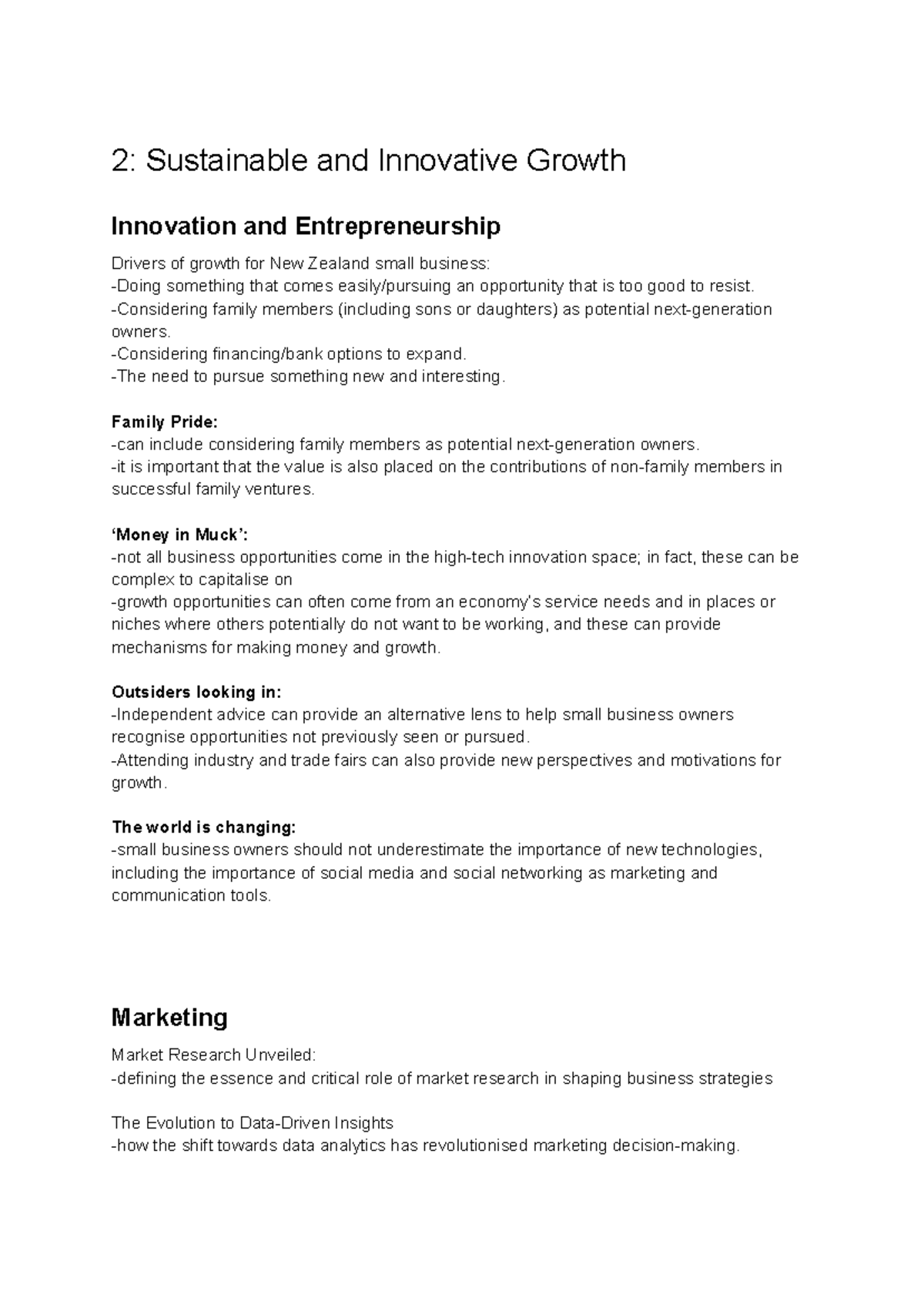 Business 112 Module 2 Sustainable and Innovative Growth - 2 ...