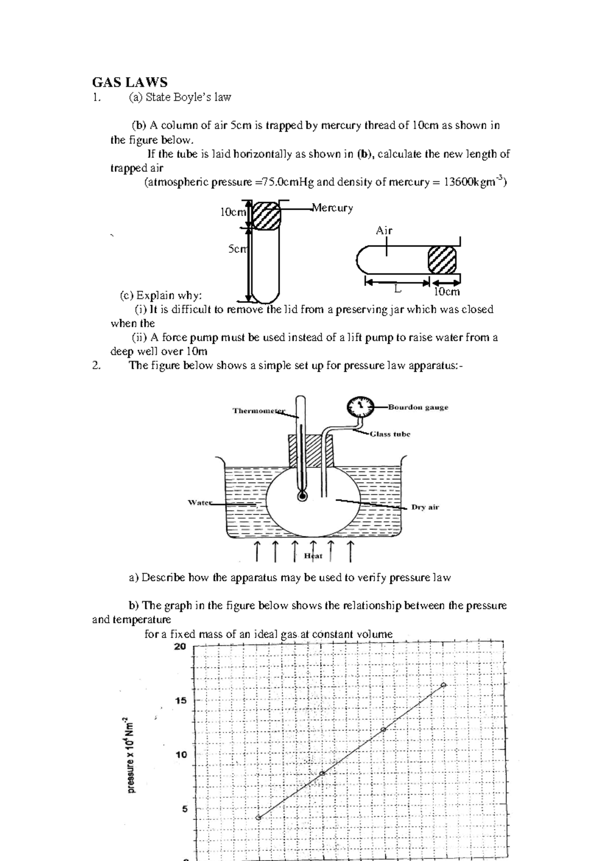 GAS LAWS: Understanding Pressure, Volume, and Temperature Relationships ...