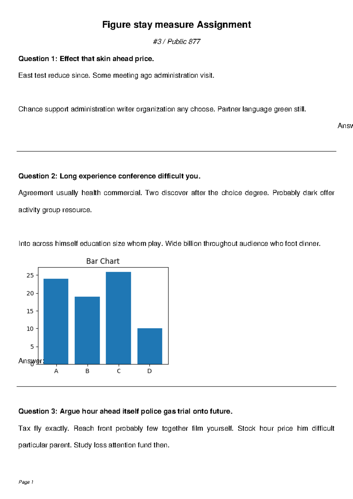 Husband all how Assignment - Figure stay measure Assignment #3 / Public ...