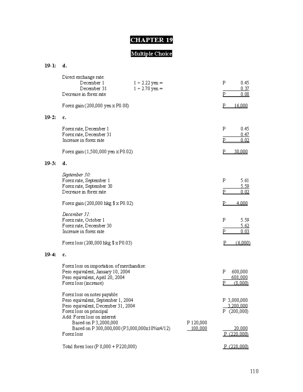 Chapter 19 Advanced Accounting Solutions Manual (2017 Edition) - Studocu