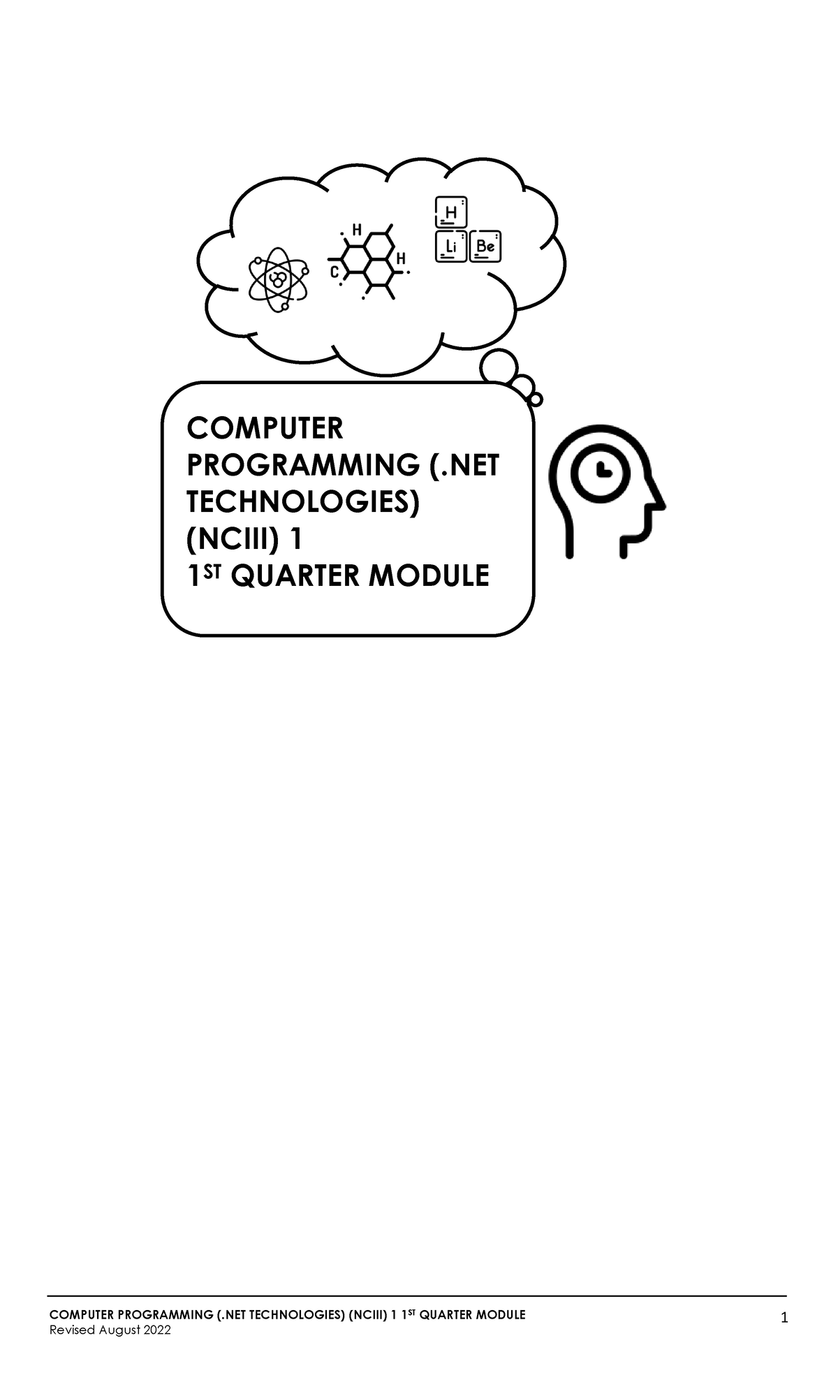 Computer Programming (.NET Technologies) ( Nciii) 1st Quarter Module - COMPUTER PROGRAMMING ...