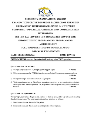 [Solved] Describe 10 characteristics of a good program - Introduction ...