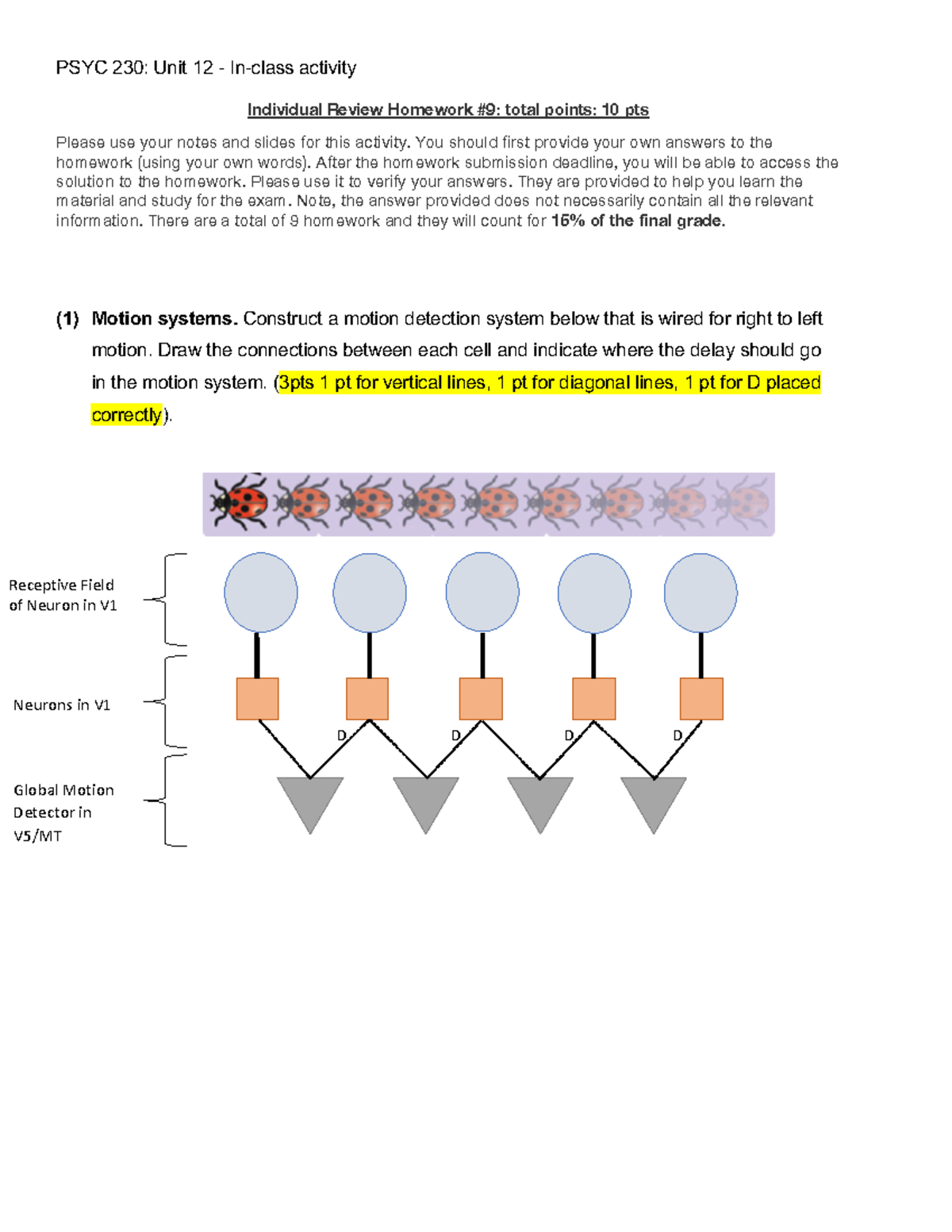 PSYC 230: Individual Review Homework #9 Answer Key & Solutions - Studocu