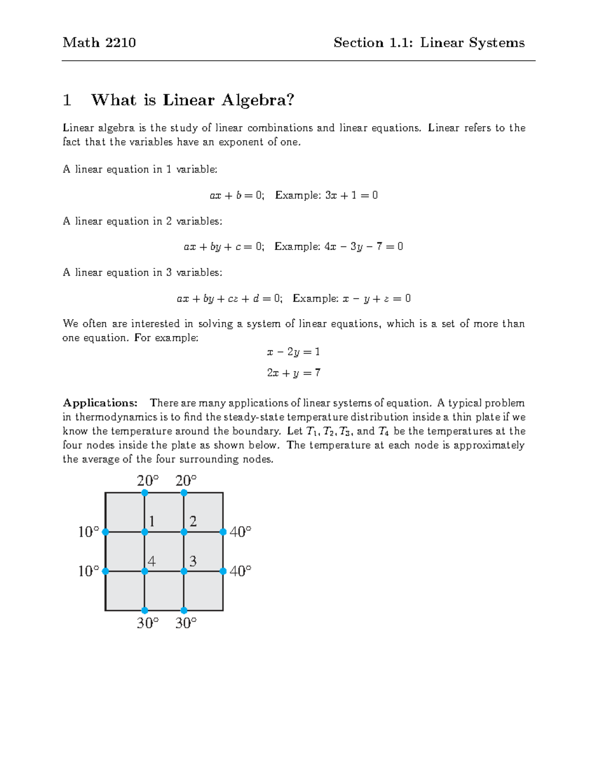 Math 2210 Final Exam Notes: Understanding Linear Systems - Studocu
