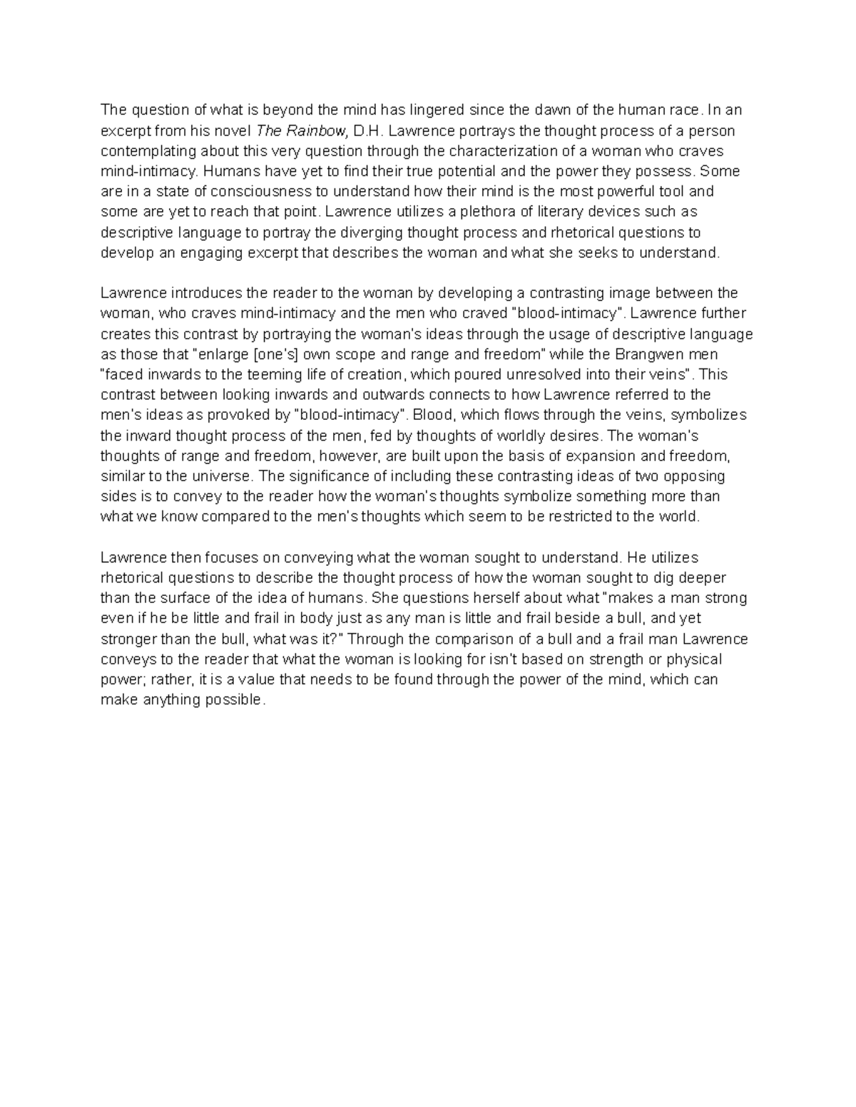 AP English Literature Question 2 Rainbow Prompt - The question of what ...