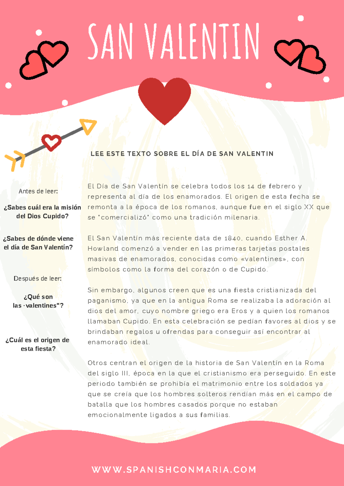 SAN VALENTÍN: ORÍGENES Y TRADICIONES DEL DÍA DE LOS ENAMORADOS - Studocu