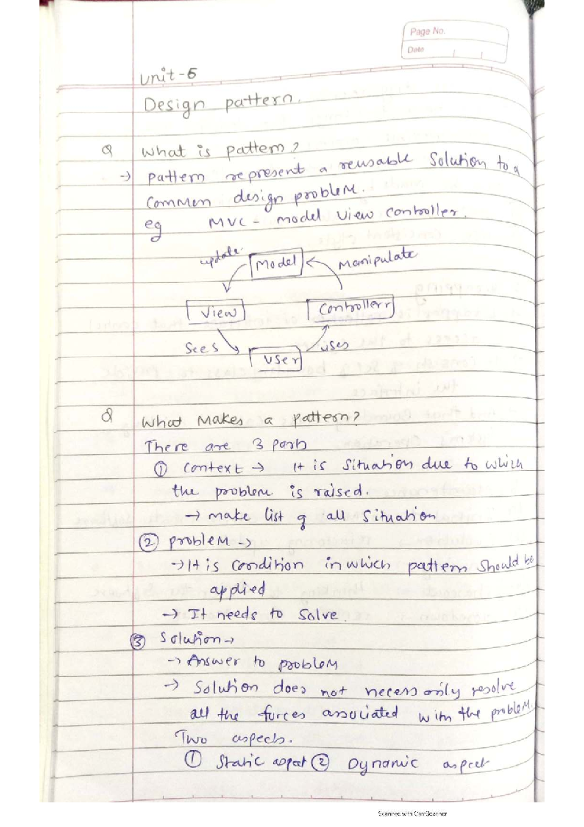 OOMD 6 - Design Patterns: Concepts and Examples - Studocu