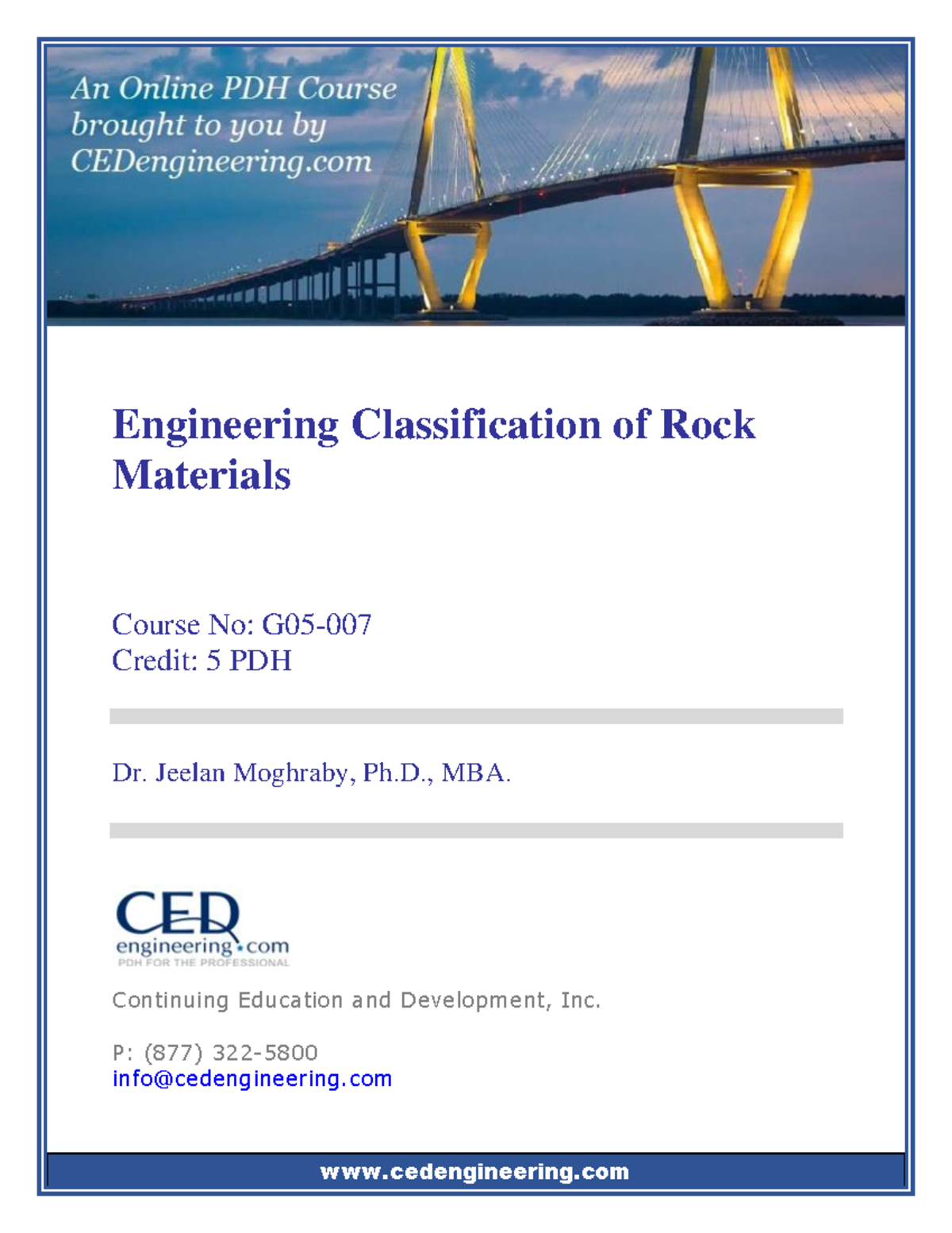 G05-007 - Comprehensive Guide to Engineering Rock Classification - Studocu