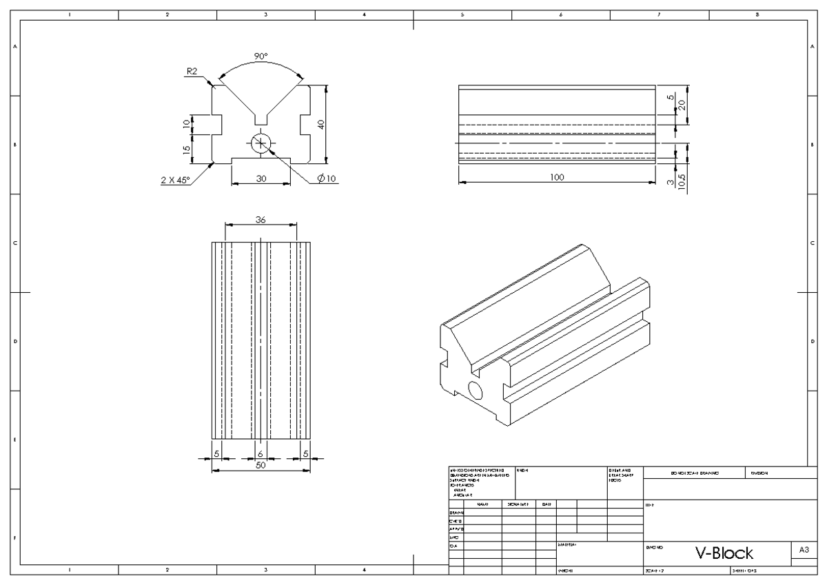 V-Block - Sheet 4 - design - CHK'DAPPV'D C D E F 1 2 3 4 A B 3 2 1 5 C ...