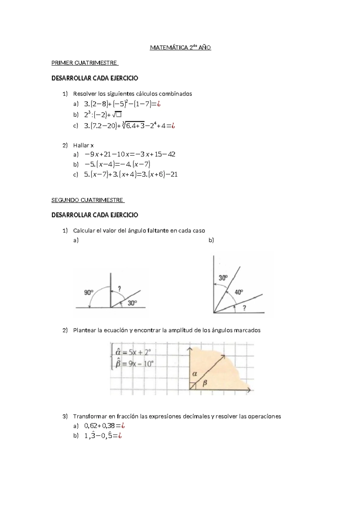 Actividades de Números con Grillas - MATE 2do Año - Studocu