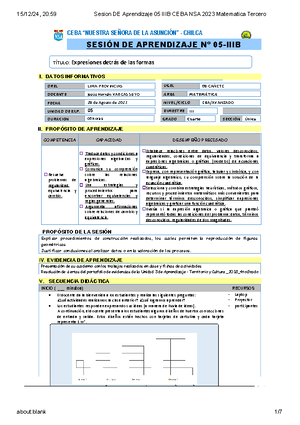 Sesión N°4- UNI 0 - SEM 2 - 4TO Grado - SESIÓN DE APRENDIZAJE N° Opina sobre los diversos trajes ...