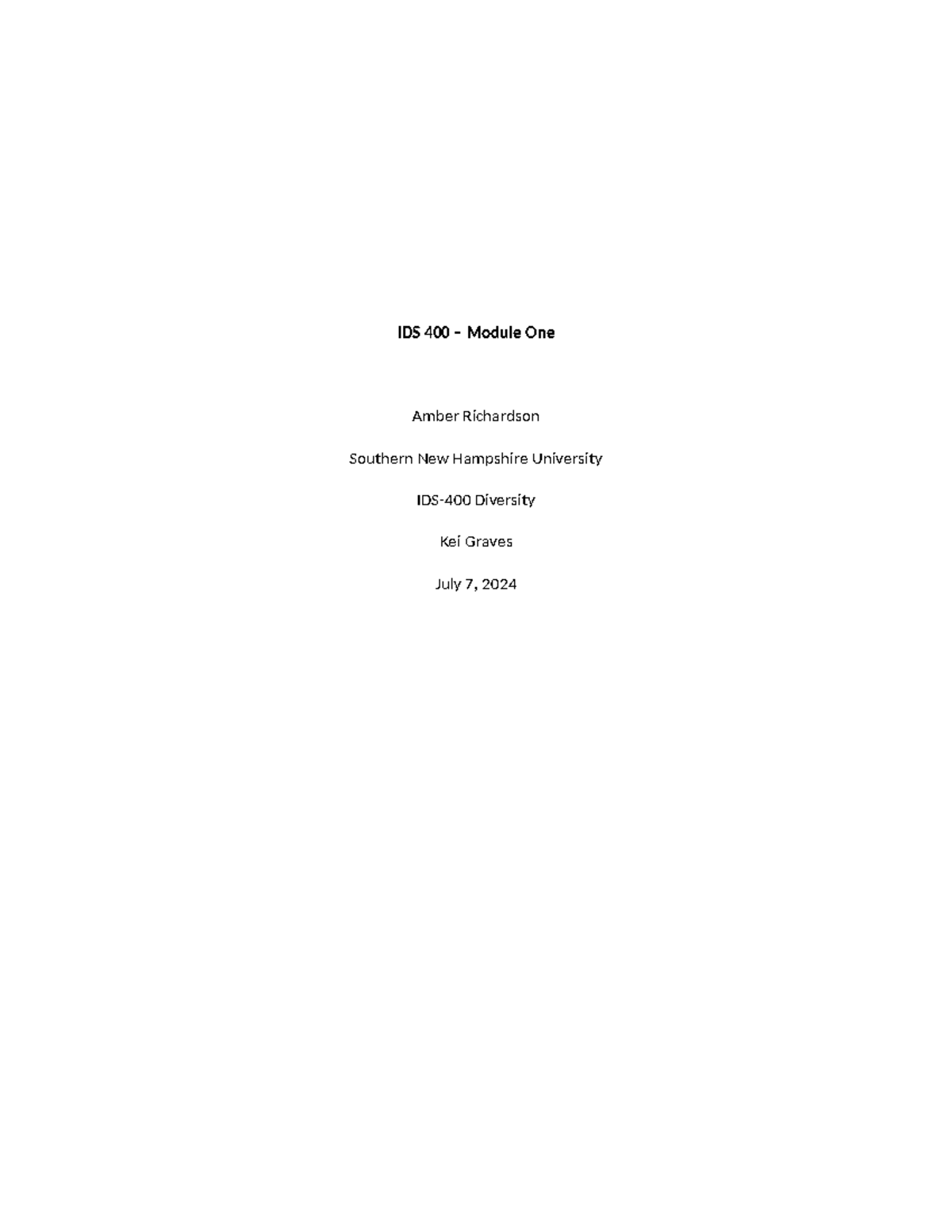 IDS 400 - Module One: Analyzing Perspectives on Abortion Rights - Studocu