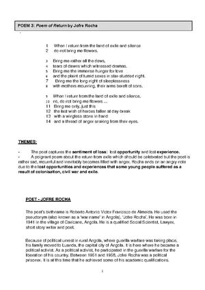 Poetry Analysis: Grade 11 Analysis of "Da Same Da Same" by Sipho ...