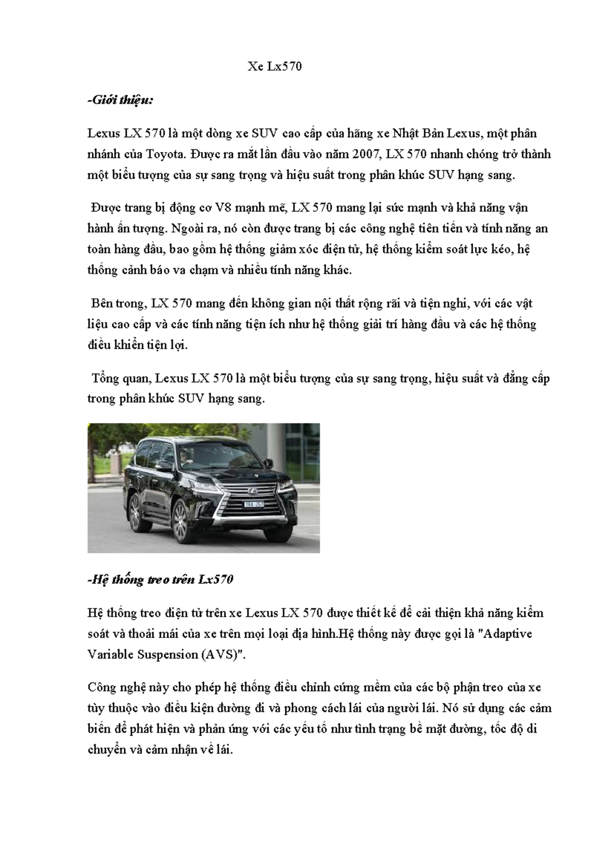 Xe Lx570 - hiii - Xe Lx -Giới thiệu: Lexus LX 570 là một dòng xe SUV ...